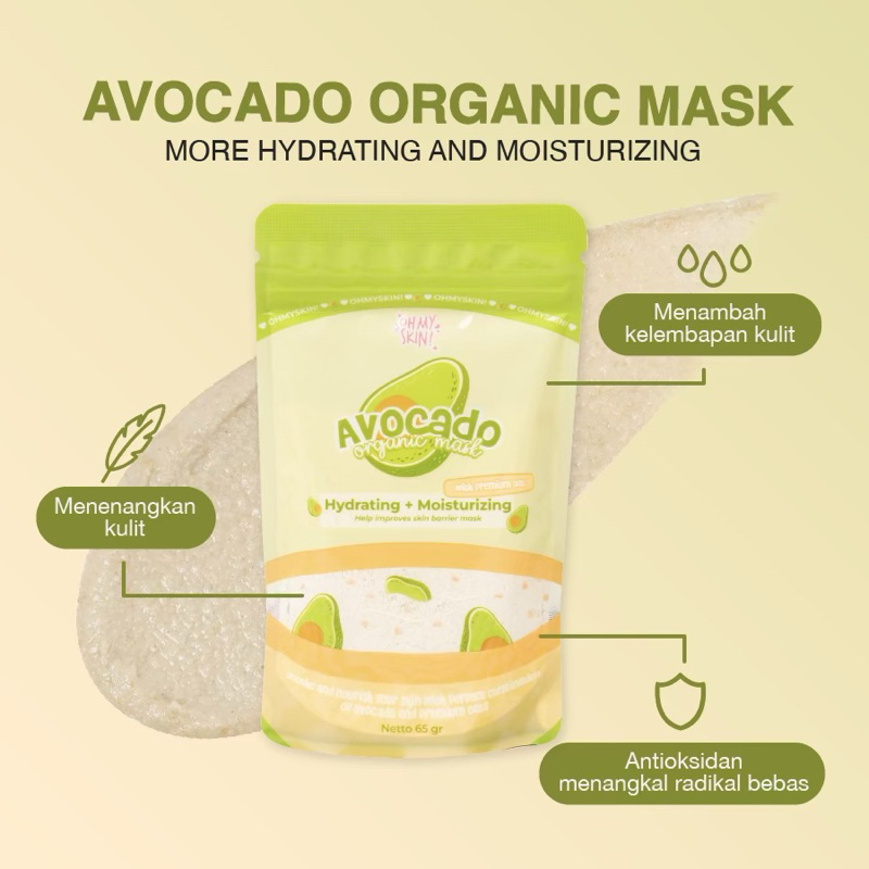 Jual OH MY SKIN MASKER ORGANIK / ohmyskin mask 65gr and 25gr | Shopee Indonesia