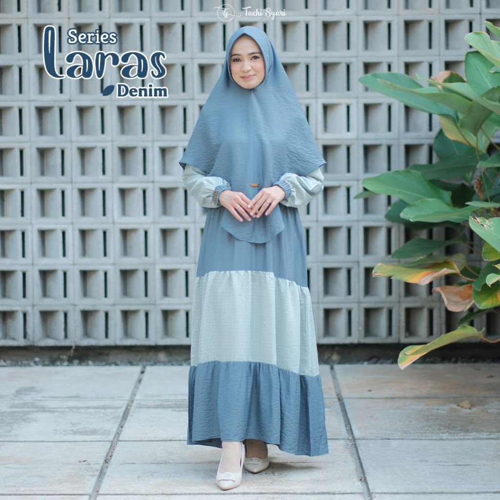Jual Laras Series By Tachi Syari ( Gamis Set Khimar, Dress Only ...