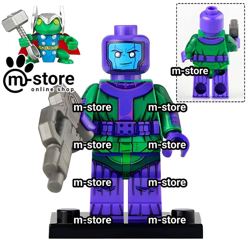 Jual brick antman kang the conqueror mini toy figure and throg | Shopee ...