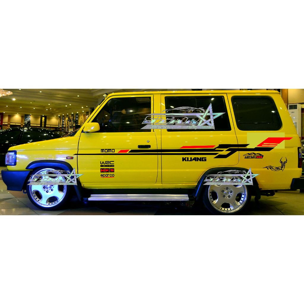 Jual star stciker Stiker Mobil Kijang Super Stiker Body Kijang Super ...