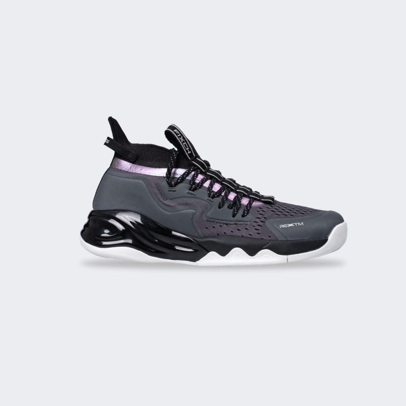 Jual Fixch Sepatu Voli Heelfrog Mid/1FVL342A001/irone Gate/Black/White ...