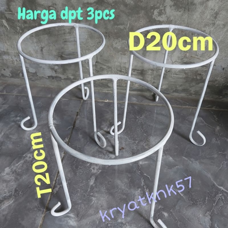 Jual Standing pot bunga murah 3 pcs | Shopee Indonesia