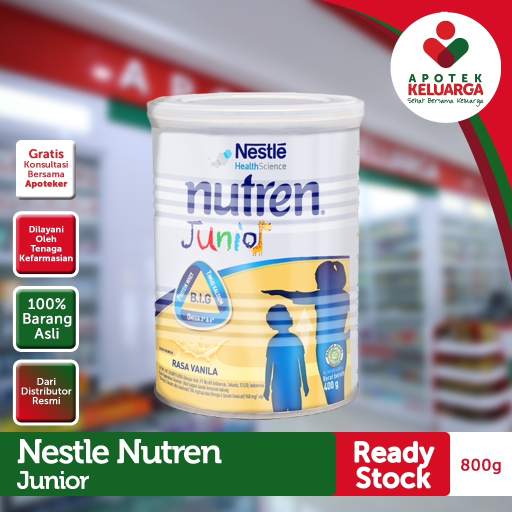 Jual Nutren Junior 800 gram /Susu Nutrisi /Untuk Anak Tidak Mau Makan ...