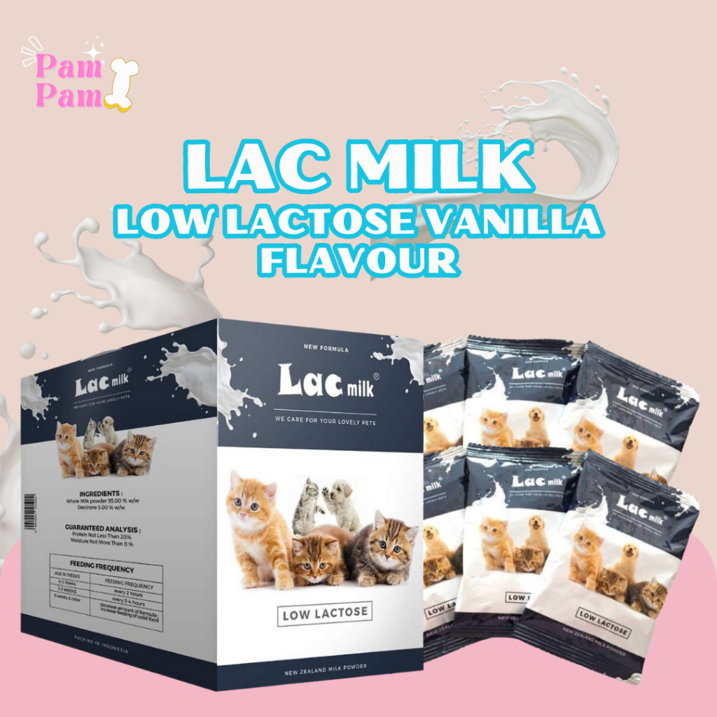 Jual Susu Kucing Kitten Adult Lac Milk Low Lactose Nutrisi Vitamin ...