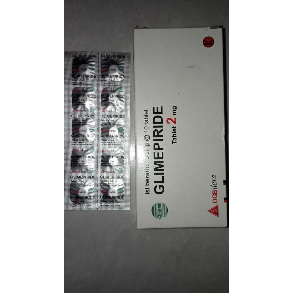 Jual GLIMEPIRIDE 2MG 1 STRIP 10 TABLET | Shopee Indonesia