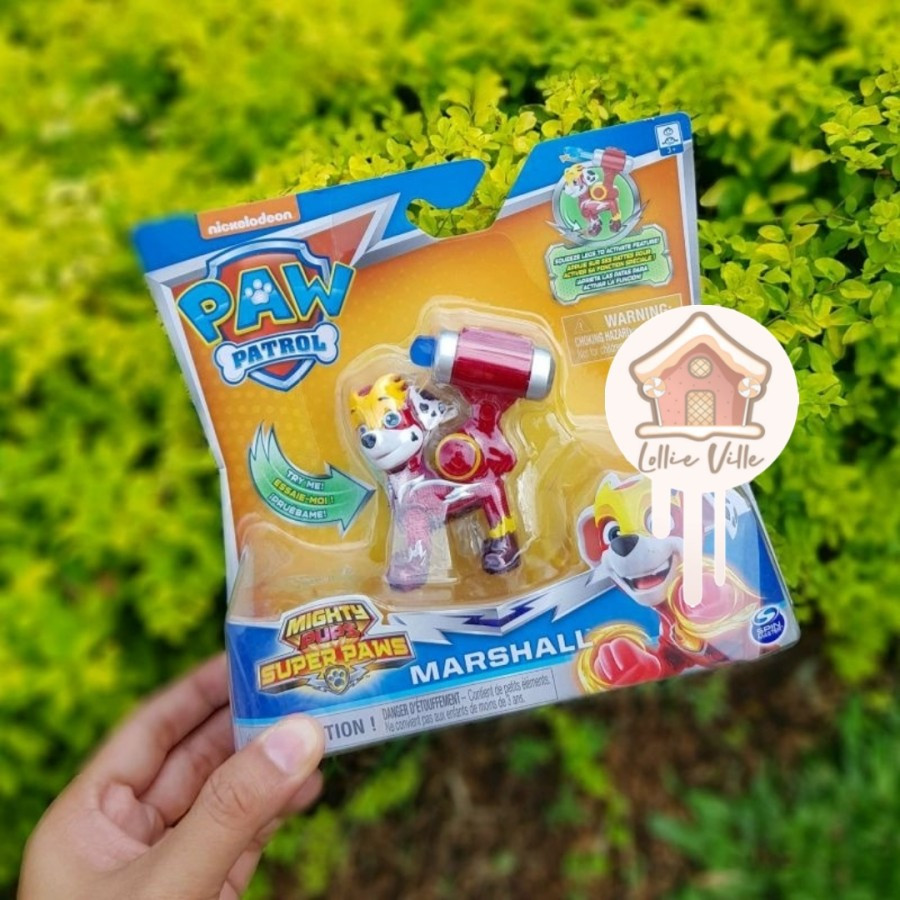 Jual PAW Patrol Mighty Pups Figure With Transforming Backpack | Shopee ...
