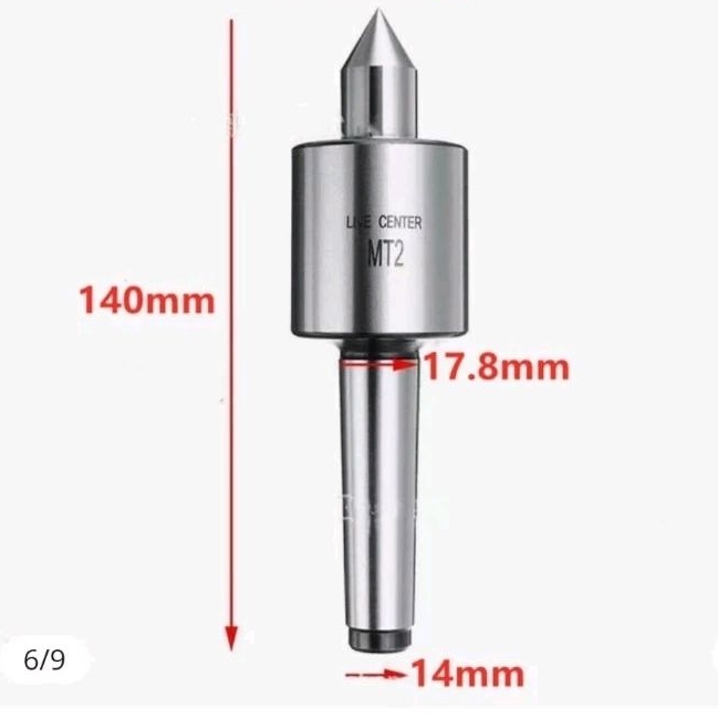 Jual LIVE CENTER SEMUA UKURAN / CENTER MESIN BUBUT / ROLLING CENTER ...