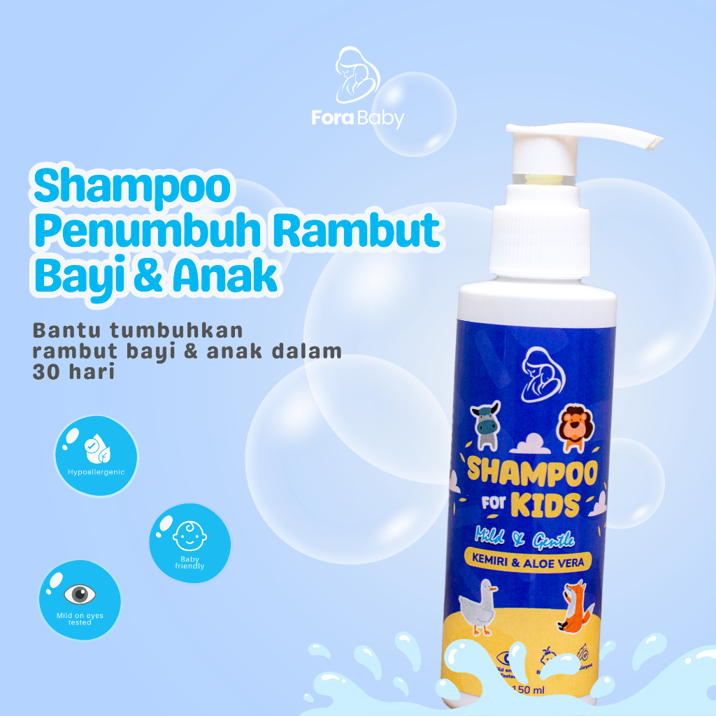 Jual Fora Natures Shampoo Penumbuh Rambut Bayi & Anak 150ml | Shopee ...