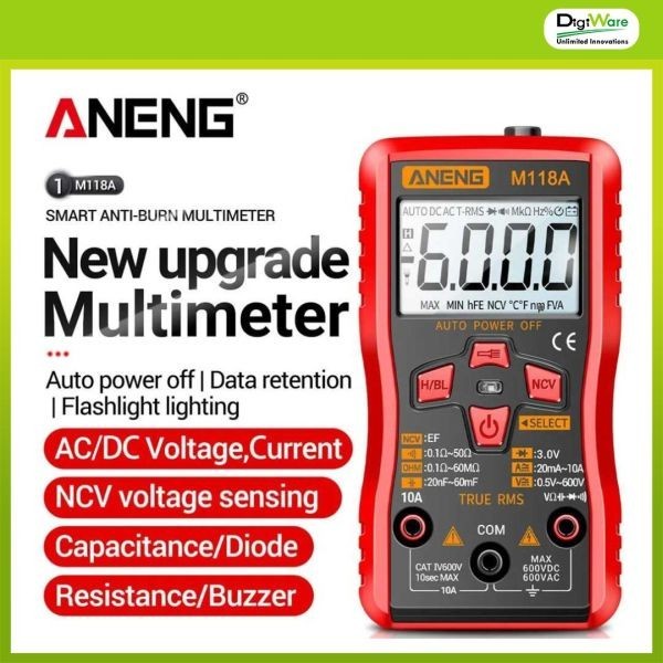 Jual Digital Multimeter Aneng M118A | Shopee Indonesia