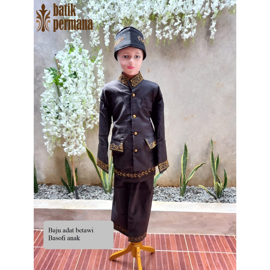 Jual Baju adat basofi set, atasan, celana, rok, peci | Shopee Indonesia