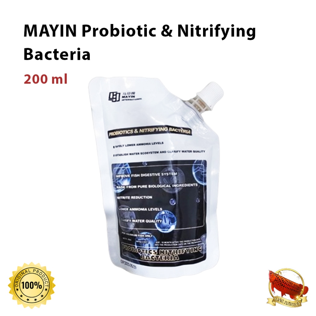 Jual MAYIN Probiotic & Nitrifying Bacteria Probiotik Bakteri Starter 3 ...