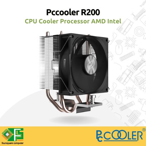 Jual CPU Cooler Processor Pccooler R200 For AMD Intel | Shopee Indonesia