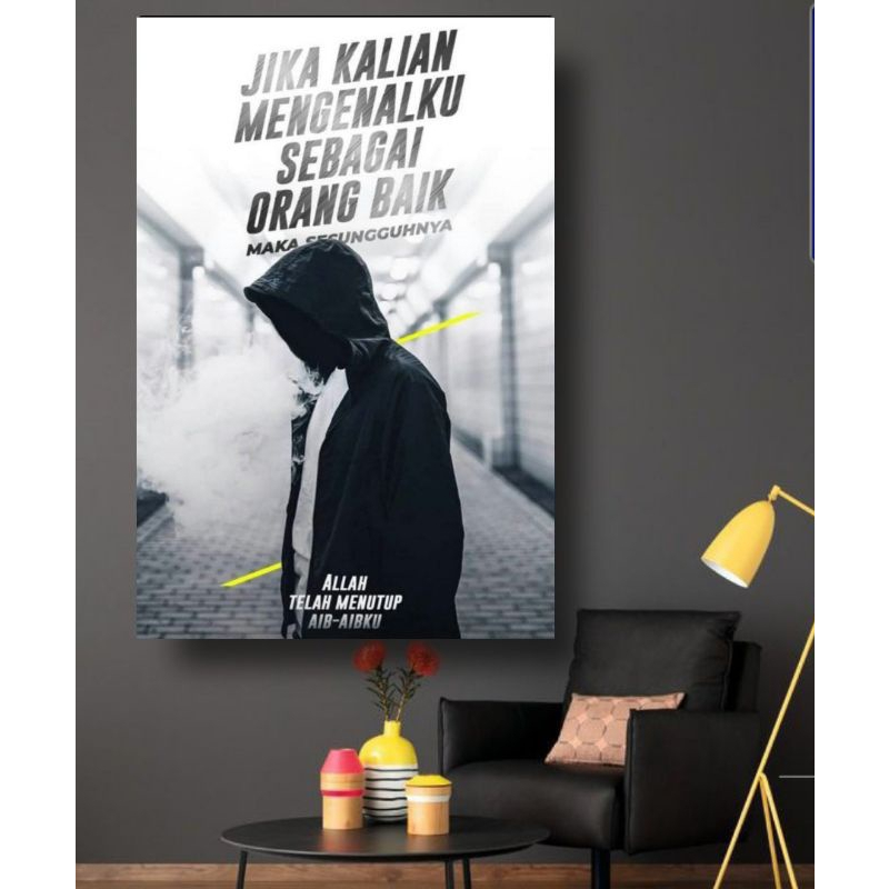 Jual BIBAH SHOPPING HIASAN DINGDING DEKORASI RUMAH POSTER KAYU MDF ...