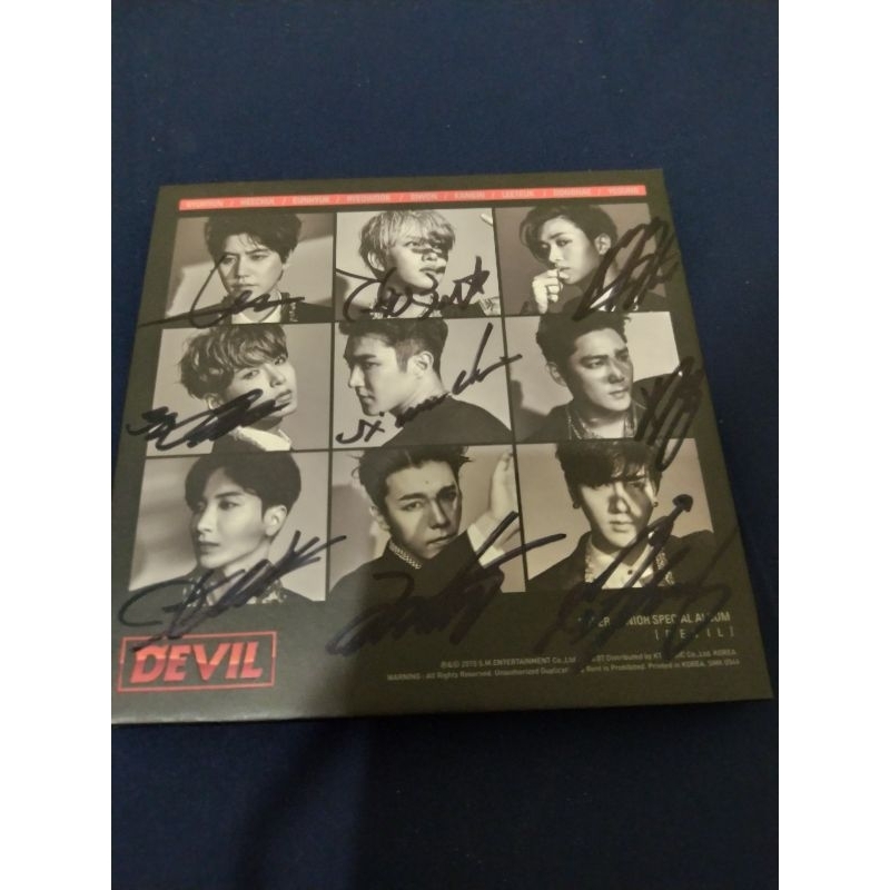 Jual Sign Album Devil Super Junior | Shopee Indonesia