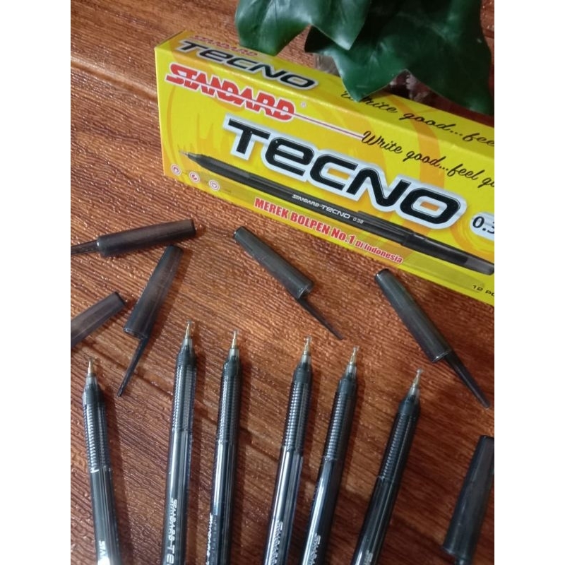 Jual Bolpen/Pen/Standard/Tecno/isi(12pc) | Shopee Indonesia