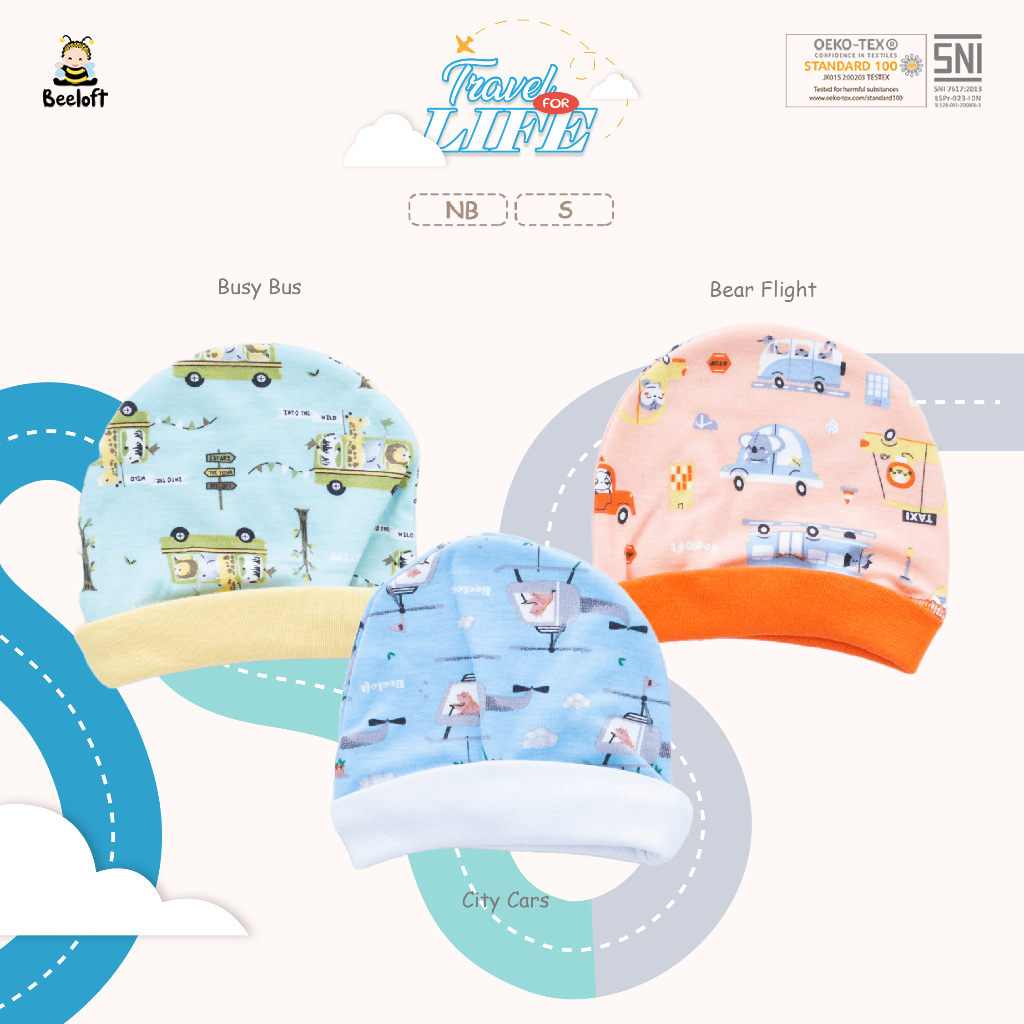 Jual Beeloft Topi Bayi Newborn Anak Laki-laki l Beanie Hat - Travel For ...