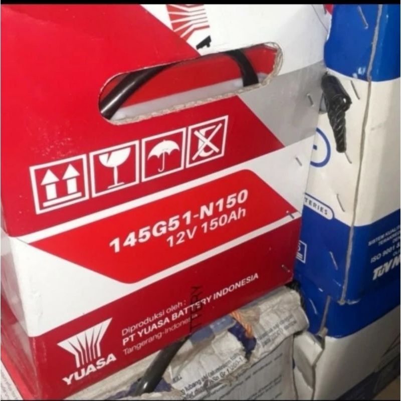 Jual AKI BATERAI BASAH YUASA PAFECTA N150/145G51 KAPAL GENSET 12V 150AH ...