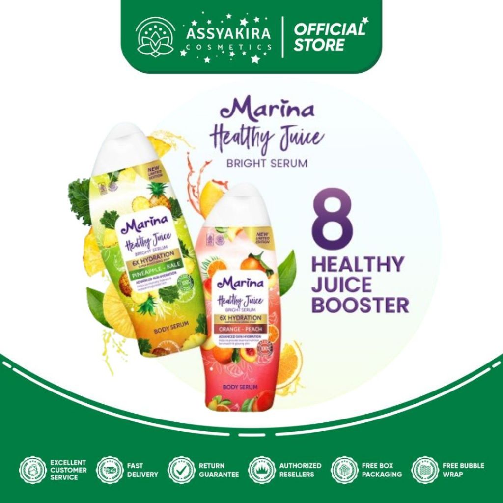 Jual Marina Healthy Juice Bright Serum 185ml | Shopee Indonesia