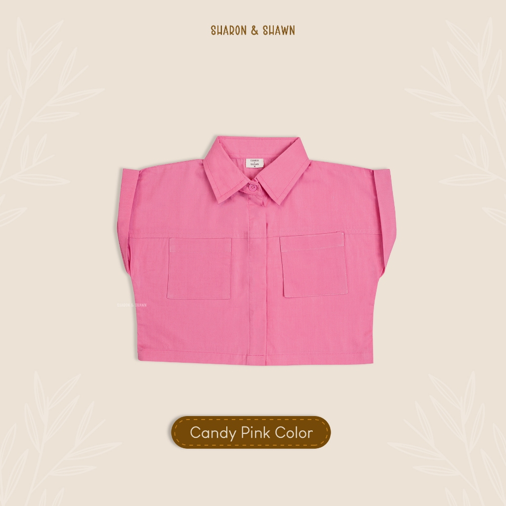 Jual Sharon&Shawn - Kemeja anak crop tee - Kemeja anak perempuan ...