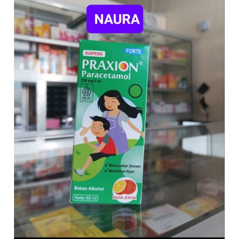 Jual PRAXION FORTE (PARACETAMOL) SIRUP 60ML | Shopee Indonesia