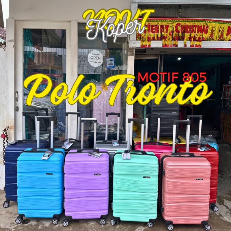 Jual KOPER 24 INCH POLO TRONTO 805 & POLO MALDIVES MOTIF 804 FIBER ABS ...