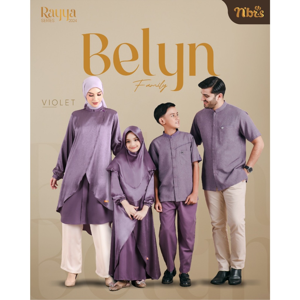 Jual RAYYA SERIES NIBRAS 2024 BELYN VIOLET// SARIMBIT NIBRAS 2024 BELYN ...