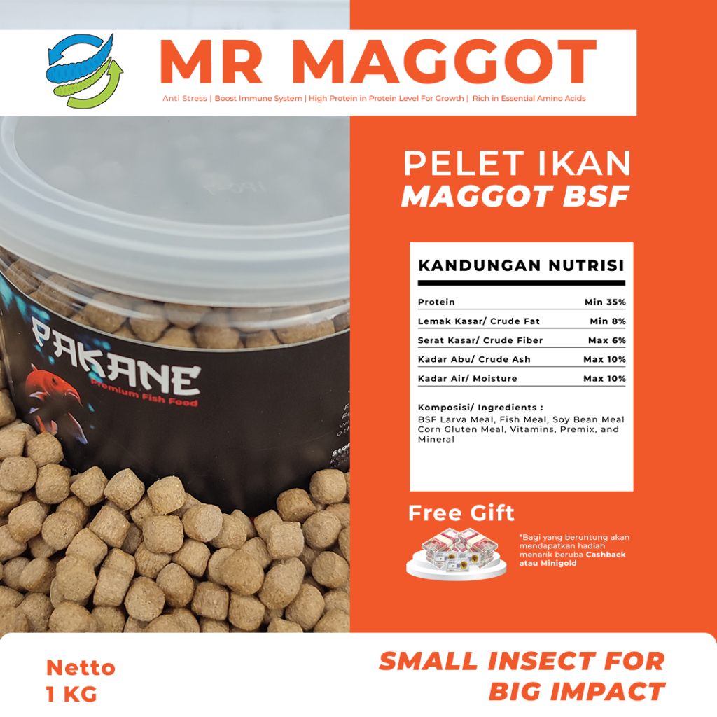 Jual MR MAGGOT - Pelet Maggot Reseller 10kg | Shopee Indonesia