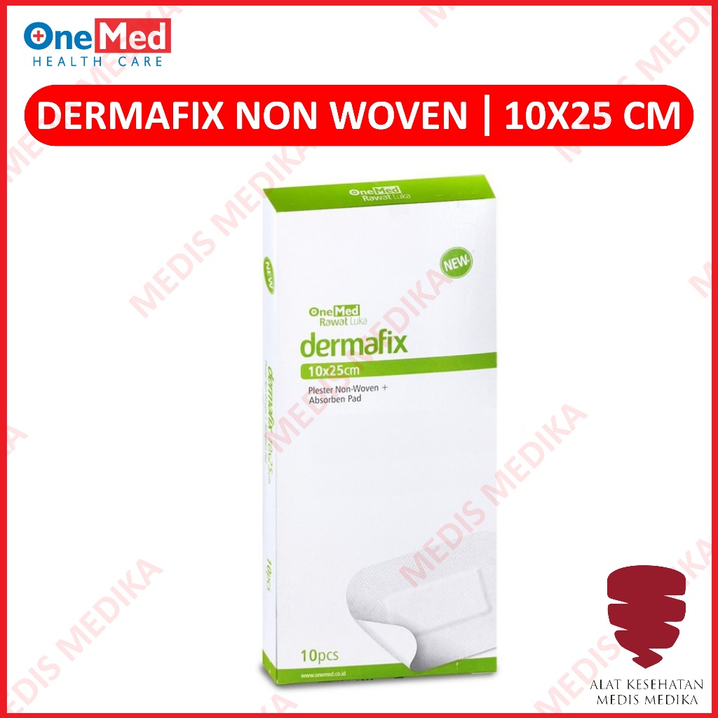 Jual Dermafix Non Woven 10 x 25 cm Onemed Plester Luka Alat P3K Plaster ...