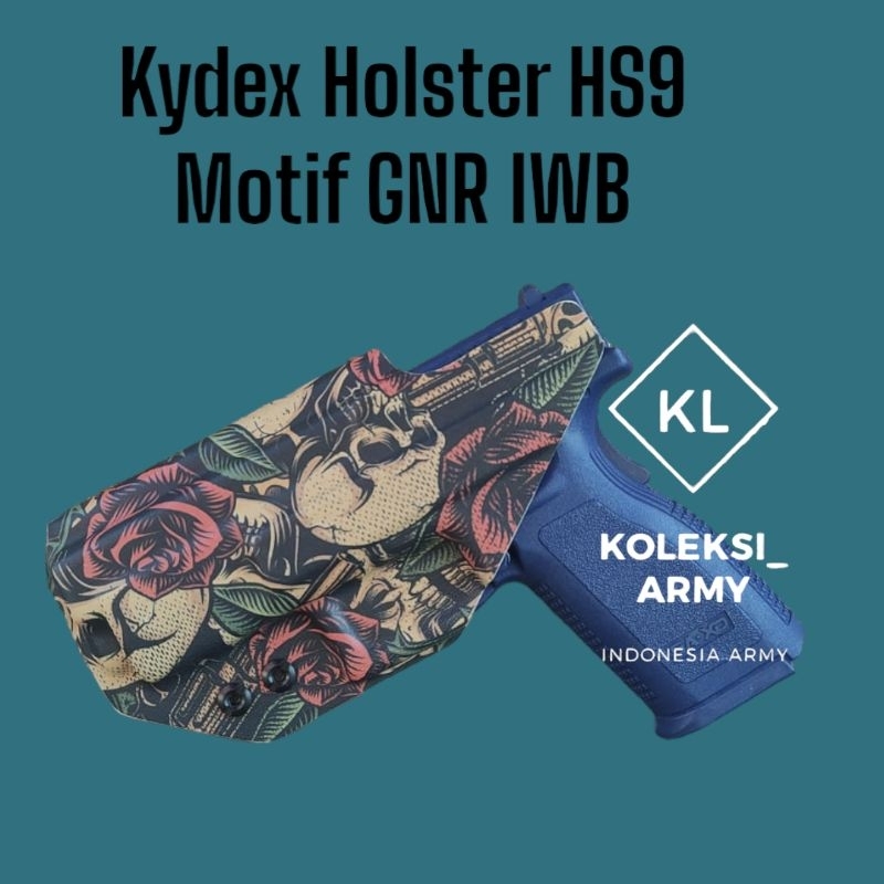 Jual Kydex Holster HS9 GNR Sarung HS IwB Gun N Roses Selip Kanan ...