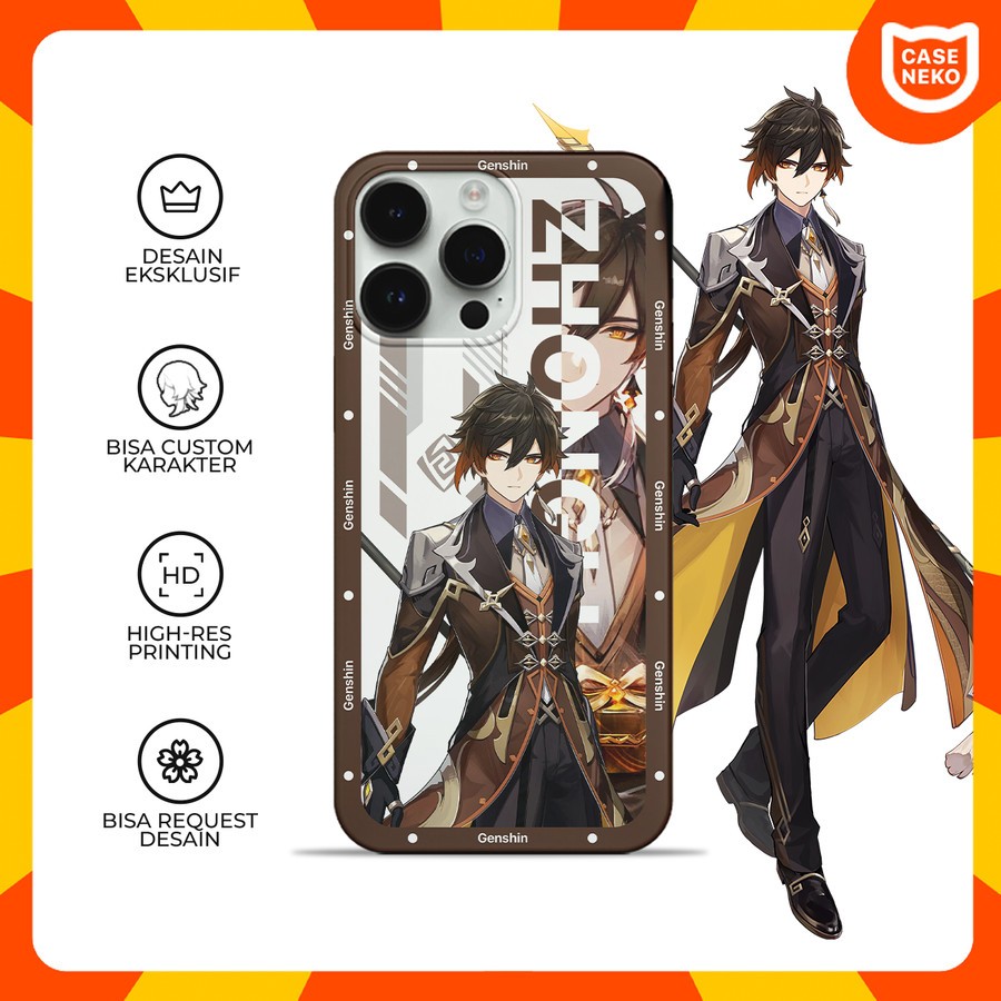 Jual Case HP Zhongli Genshin Impact Liyue Casing All Type HP v2 ...
