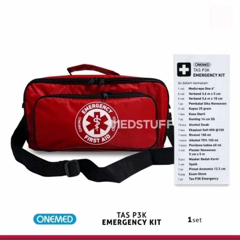Jual P3K Lengkap TAS Besar P3K LENGKAP 1Set Onemed | Shopee Indonesia