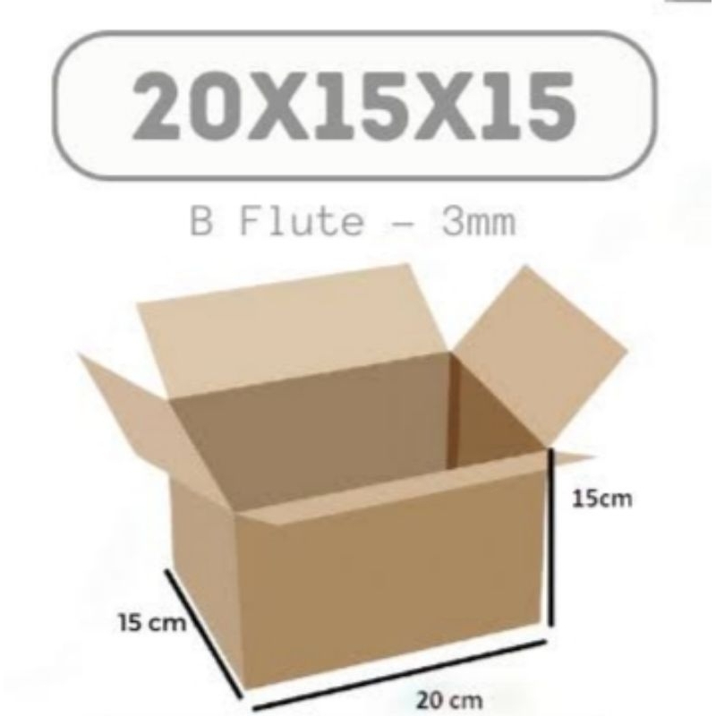 Jual Kardus ukuran 20x15x15 cm /kardus packing/box | Shopee Indonesia
