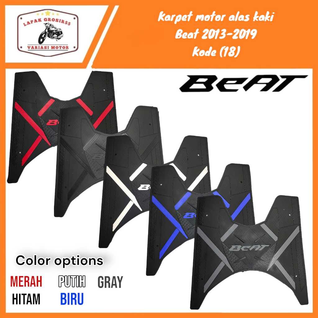 Jual Karpet motor beat 2013-2019 Alas kaki Beat Stepfloor Pijakan Alas kaki | Shopee Indonesia
