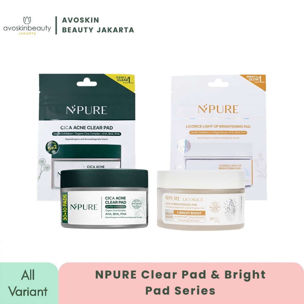 Jual NPURE Cica Clear Pad 30pads / Sachet Ziplock | Licorice Light Up ...