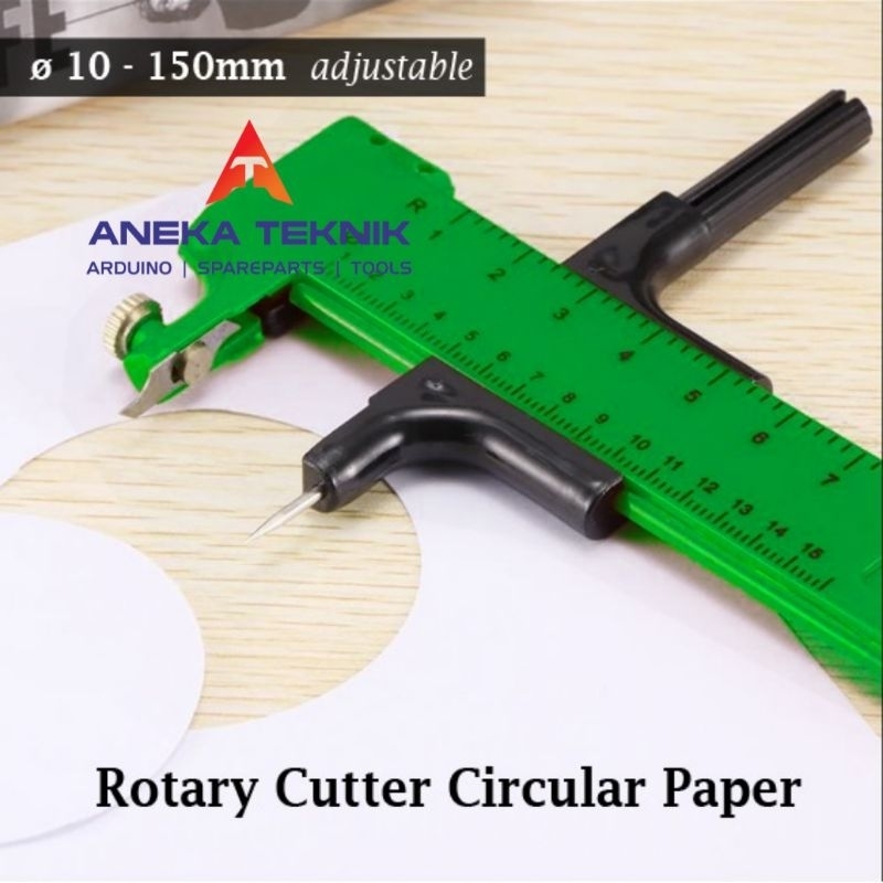 Jual Alat Potong Lingkaran Bulat Kertas Kompas Circular Rotary Cutter ...