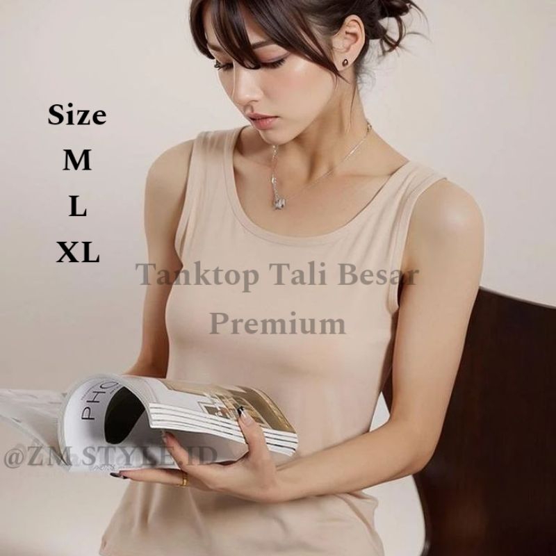 Jual TANK TOP TALI BESAR WANITA DEWASA | SINGLET WANITA | KAOS DALAM ...