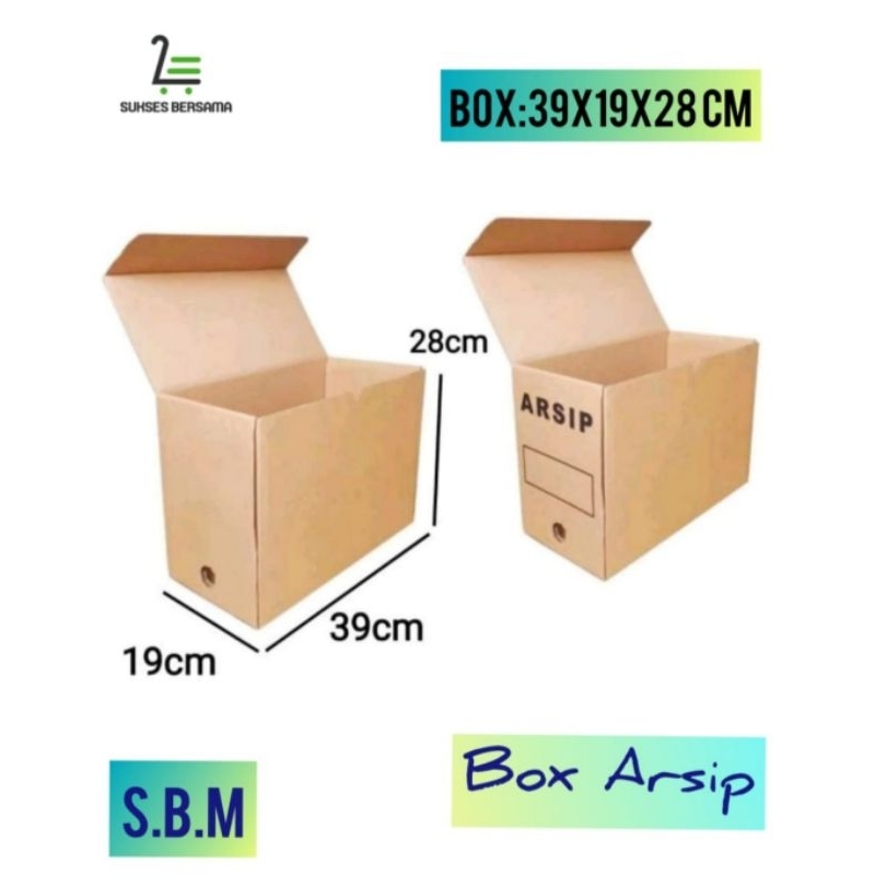 Jual Box Arsip 39x19x28cm/Kardus File/Document/Box File | Shopee Indonesia