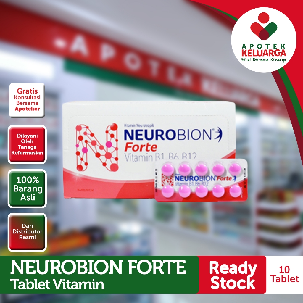 Jual NEUROBION FORTE TABLET STRIP /VITAMIN SYARAF /VITAMIN UNTUK KEBAS ...