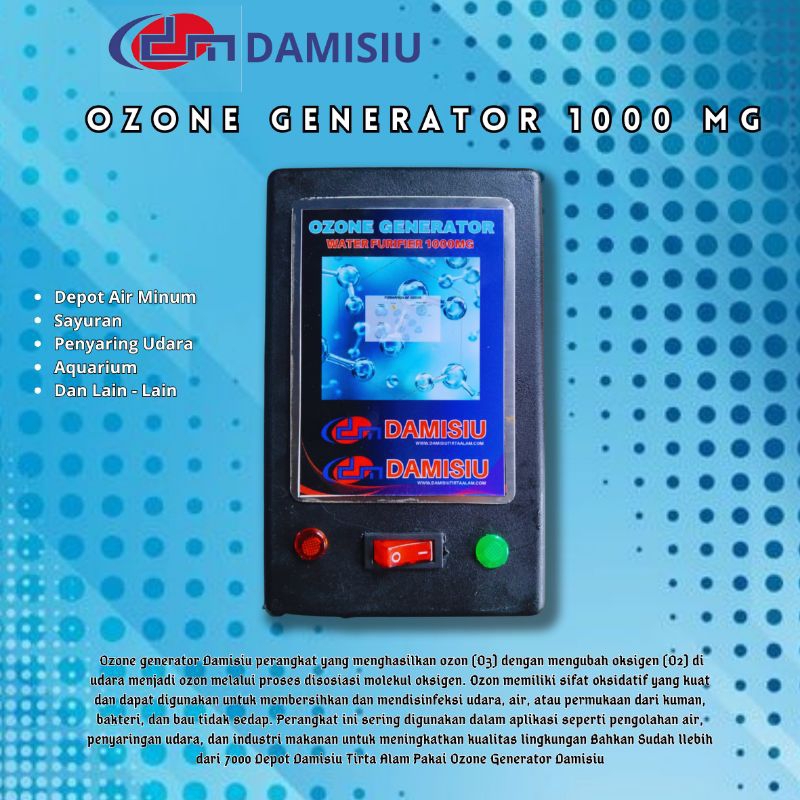 Jual Ozone Sterilizer Generator 1000 Mg Damisiu | Shopee Indonesia