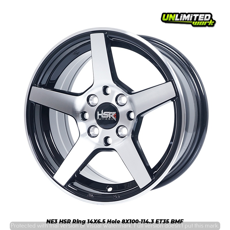 Jual Velg Racing Wuling Air Ev Palang Lima R14 Model HSR NE3 Original ...