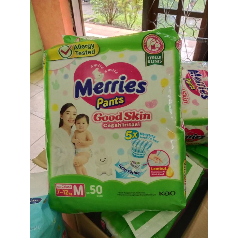 Jual popok Merries NBS40/ M50/ L 44/XL 38 popok merries murah popok 1 ...
