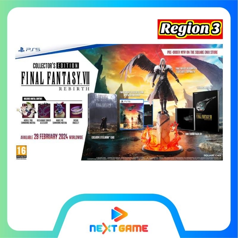 Jual PS5 Final Fantasy VII Rebirth Collector Edition - FF 7 Rebirth | Shopee Indonesia