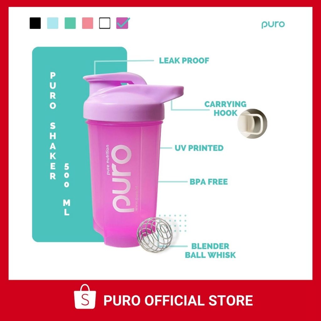 Jual PURO Shaker 500ml | Shopee Indonesia