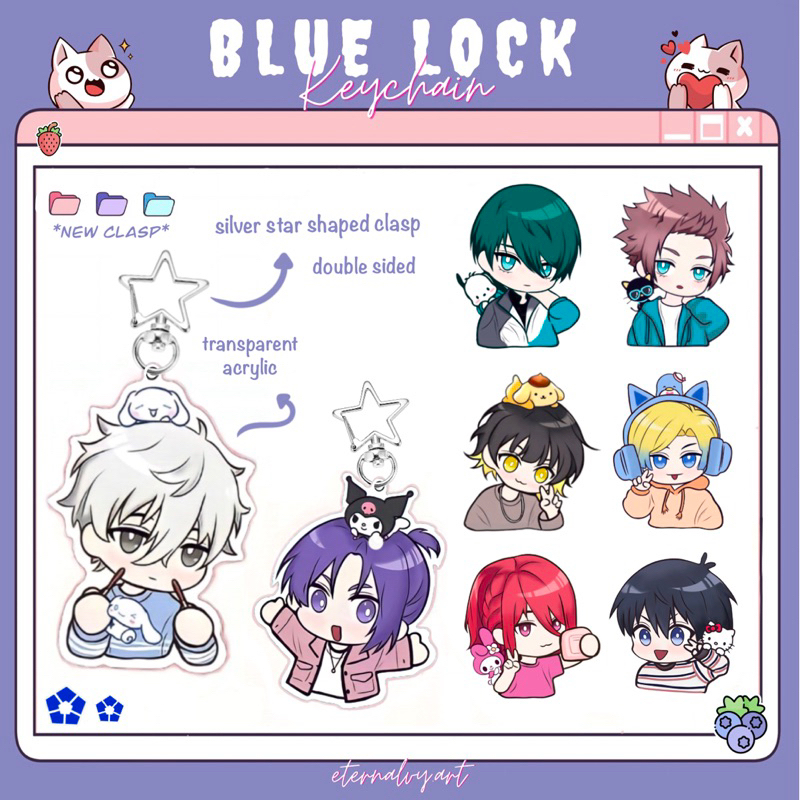 Jual Blue Lock Acrylic Keychain by eternalvy | Shopee Indonesia