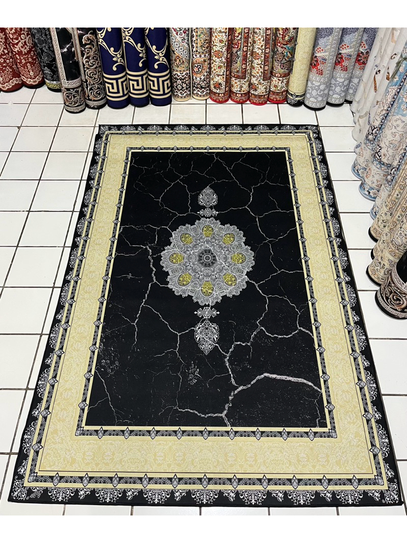 Jual UK 120X180 CM.SERAT VALVET MOTIF Turki Klasik 3D Karpet Ruang tamu ...