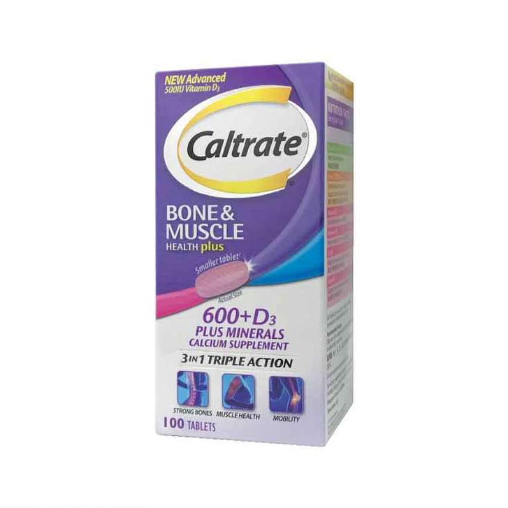 Jual Caltrate 600+D 500IU Calcium Plus Minerals 100 Tabs - Singapore ...