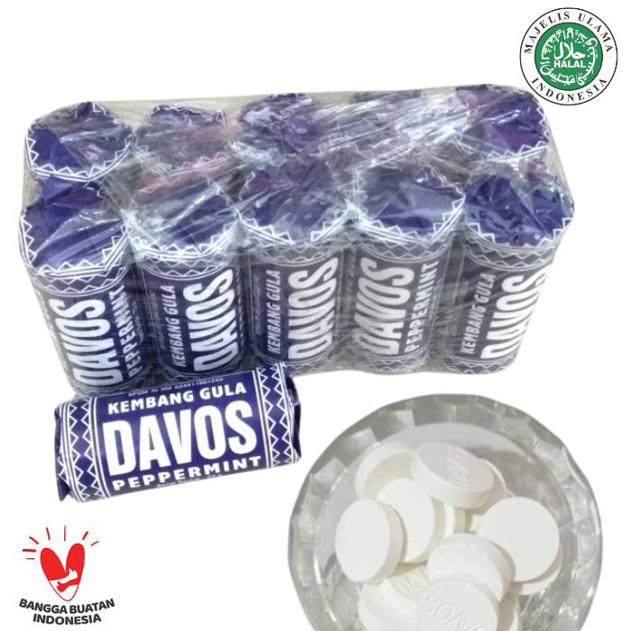 Jual Perment Davos Roll Perment Jadul Rasa Papermint 10 PCS | Shopee Indonesia