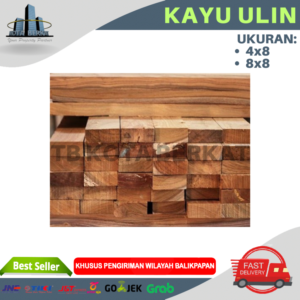 Jual KAYU ULIN / KAYU BALOK ULIN PERKUBIK | Shopee Indonesia