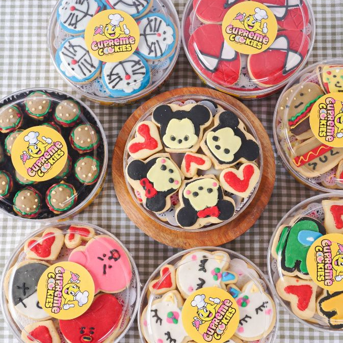 Jual Cupreme Cookies Kukis Karakter Halal Premium Kue Kering Anak Hias ...