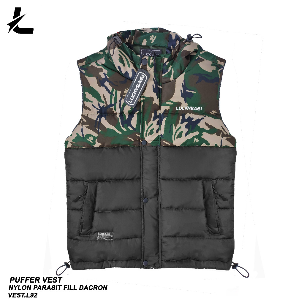 Jual Rompi Pria Rompi Motor Rompi Army Vest Puffer | Shopee Indonesia